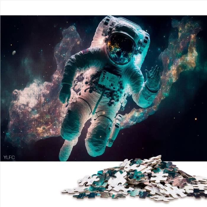 Puzzle 1000 Pièces Jeux Éducatifs Astronaute Dans Le Casque De La ...