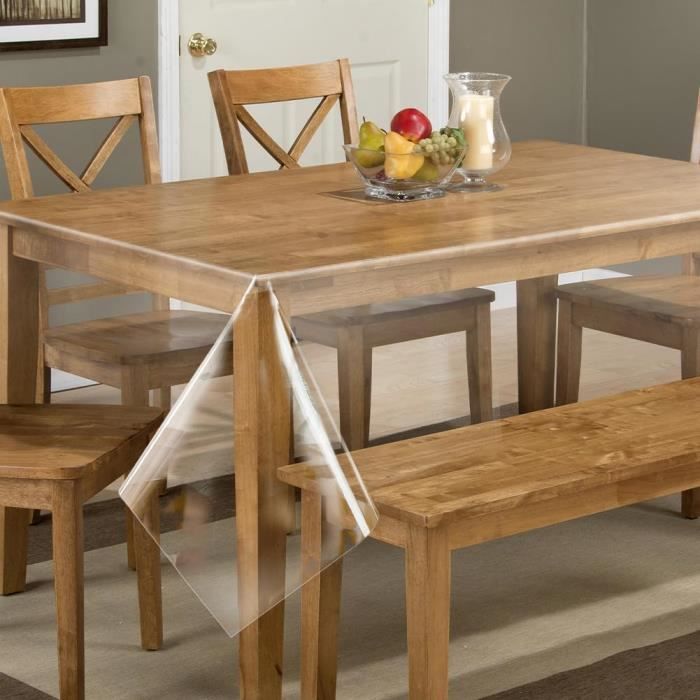 Film De Protection De Table Transparent Imperméable - 200 X 140 Cm ...