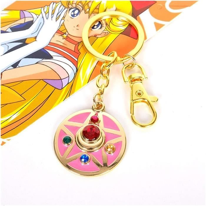 Porte-clés de Dessin animé Sailor Moon Crystal Keychant Keyring Anime ...