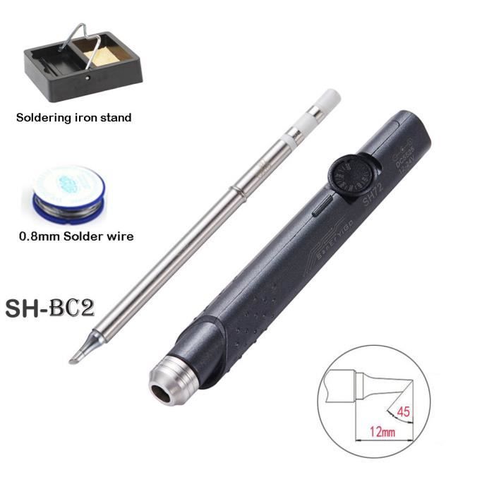 Poste a souder,SH72 Max 72W Mini fer à souder électrique,Station de soudage Portable à ...