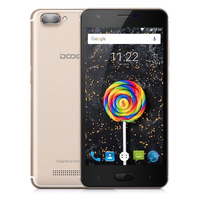 Doogee X20 Smartphone 3G 5.0" Ecaran Quad Core 2GB RAM+16GB ROM Double ...