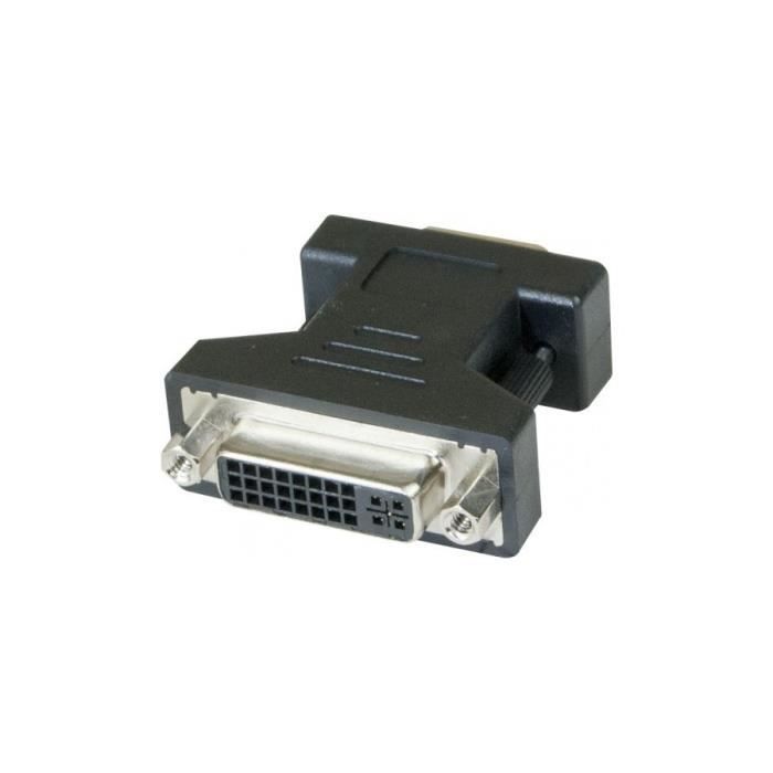 Adaptateur DVI femelle vers VGA mâle - Cdiscount Informatique