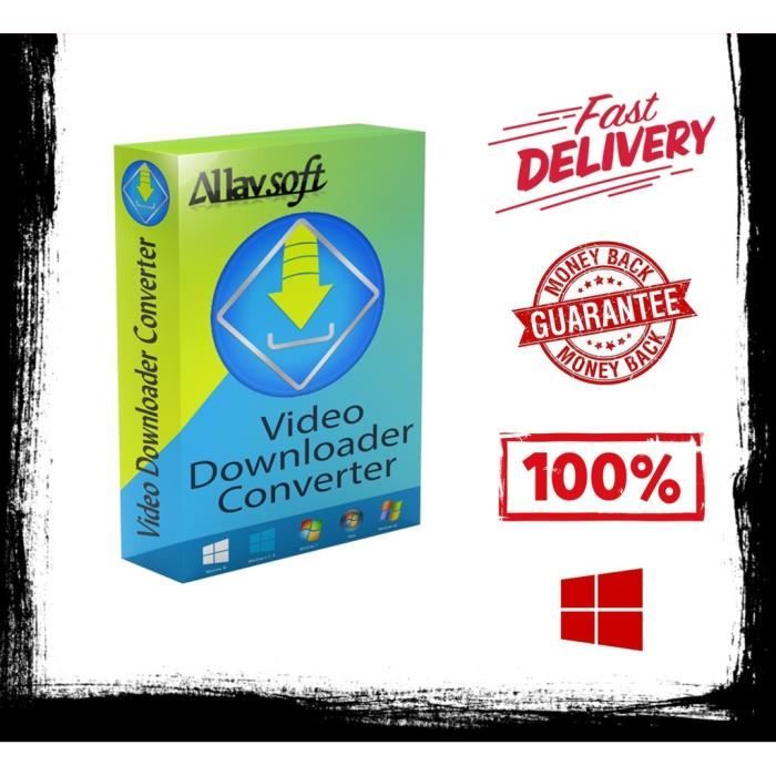Allavsoft Video Downloader Converter. licence à vie livraison rapide A ...