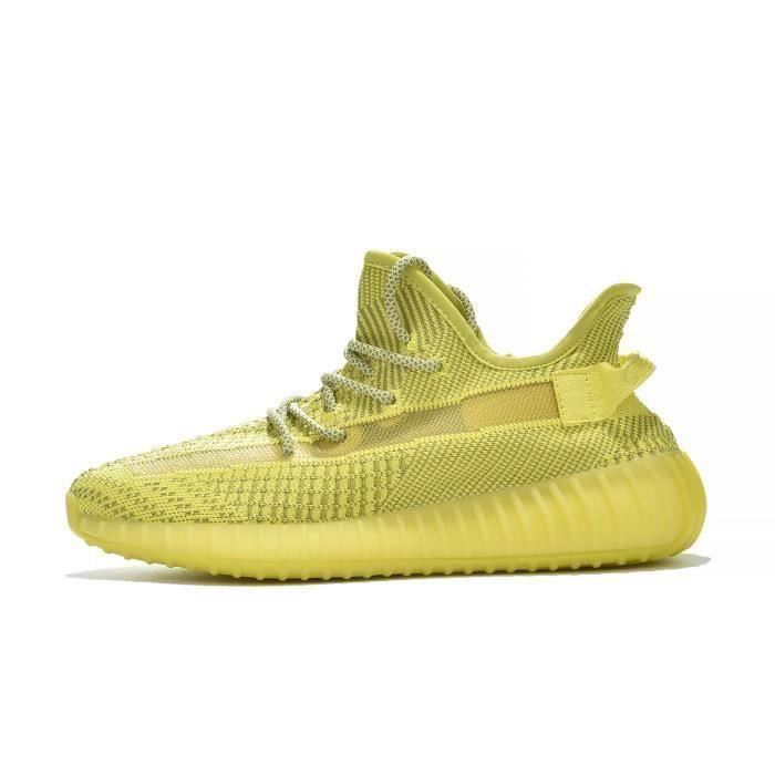 BASKET YEEZYx BOOST 350 V2 ADIDASx Lemon Yellow - AUTREMENT - Adulte ...