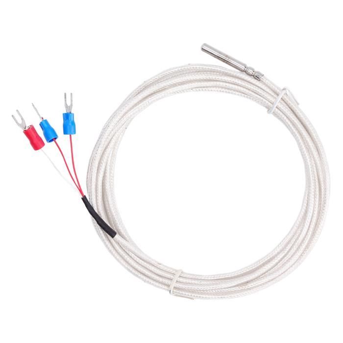 Omabeta Sonde de capteur de température Pt100 Thermocouple de Type K, Sonde de Thermistance à 3 ...