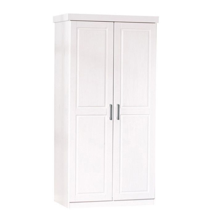 Armoire Penderie 2 Portes "angel" 190cm Blanc - Paris Prix - Cdiscount ...