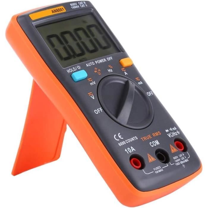 Multimètre Numérique, Kit Multimètre Multimètre Automobile Multimètre ...