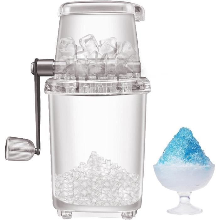 Machine À Glace Pilée, Machine À Glaçons Pilés À Manivelle, Broyeur À ...