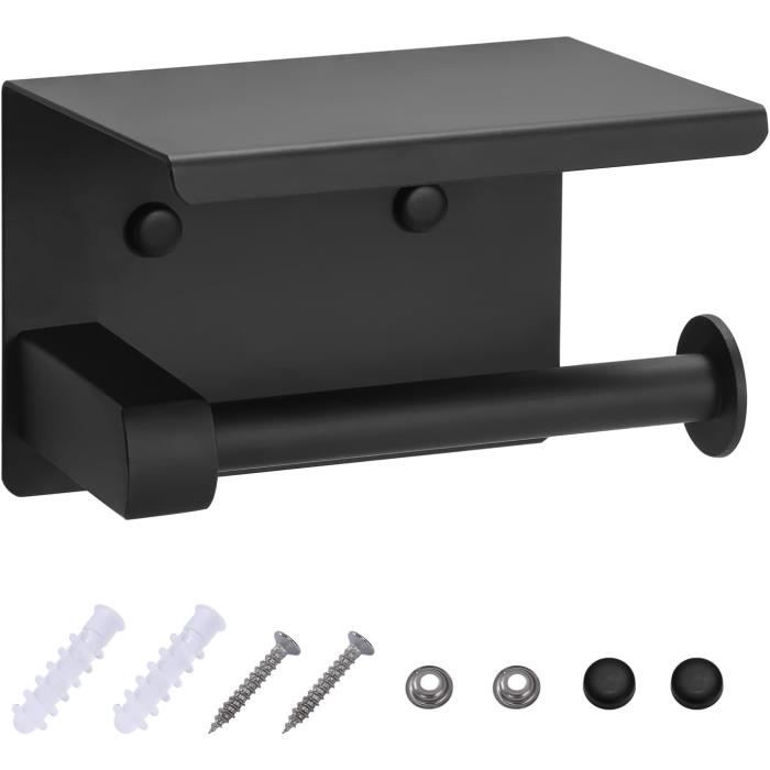 Porte Papier Toilette Sus304 Acier Inox Support Papier Rouleau Fixé Au ...