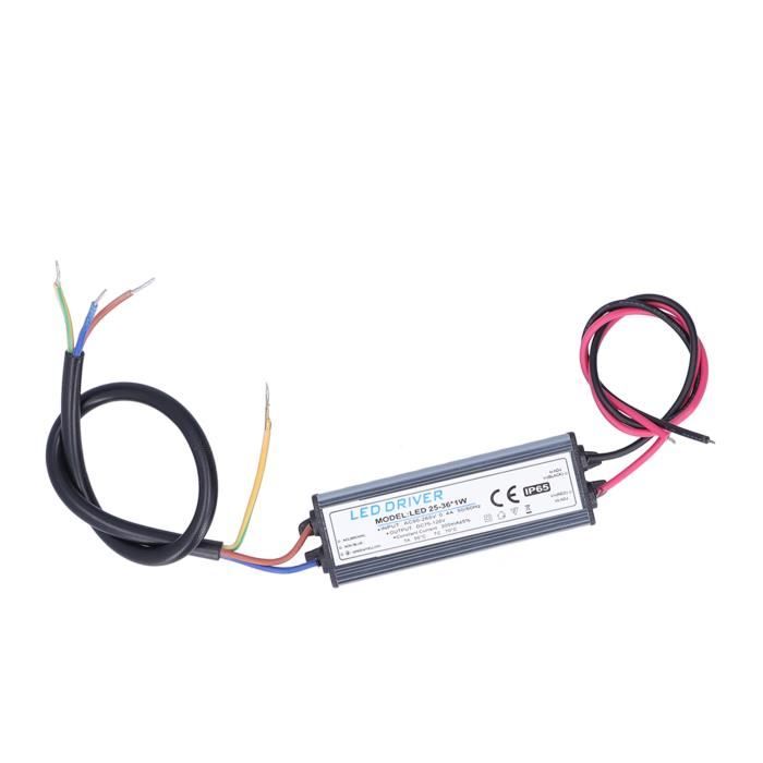 VINGVO pilote de lumière DIY LED Driver Entrée AC95-265V Sortie DC75 ...