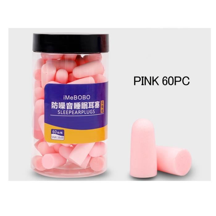 BOULES QUIES,Pink 60 pcs--Bouchons'oreille Oido Ruido, filtre de ...