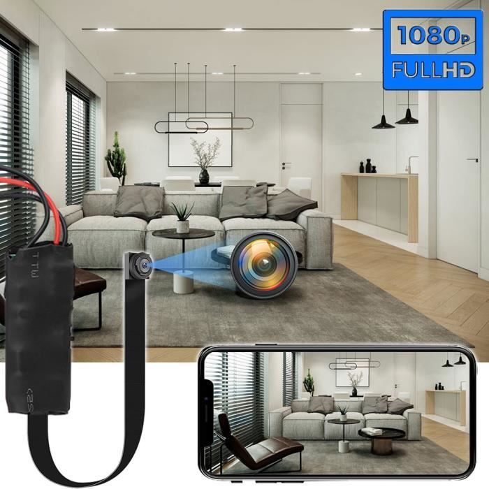 Caméra espion à module distant portable DIY avec HD 1080P, mini caméra ...