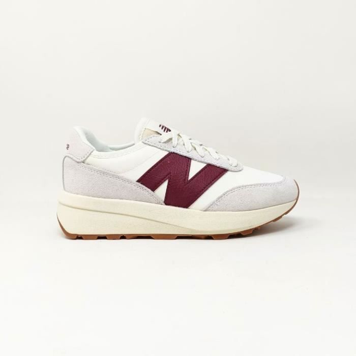NEW BALANCE BASKET U370 BLANC/BORDEAUX - U370CB____VER____42 Bordeaux ...