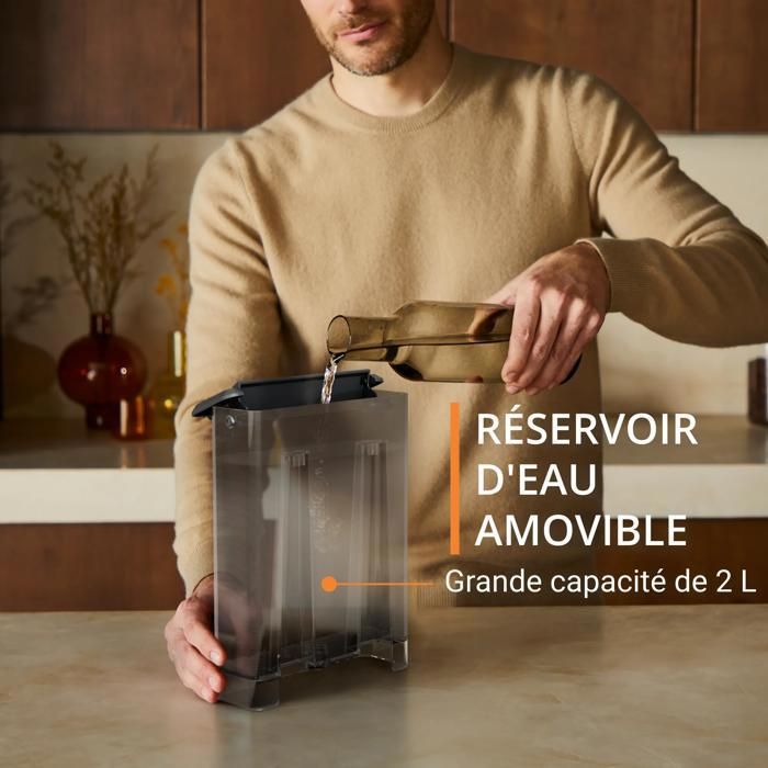 KRUPS Machine espresso manuelle, Gris clair, Authentic, XP381B10 ...