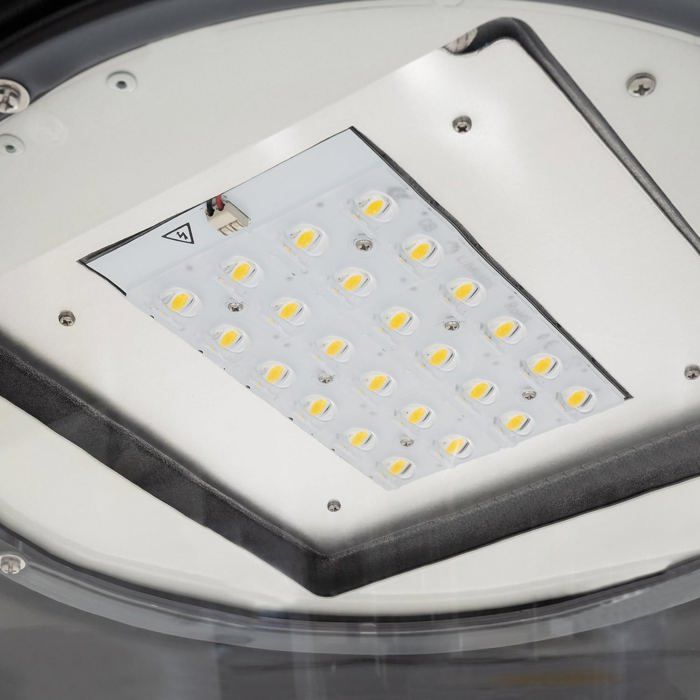 Lampadaire LED 40W Fisher 6000K Asymétrique 160degx60deg Blanc froid ...