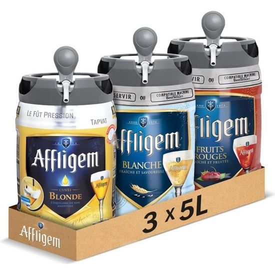 Pack Bière - Affligem Blonde, Affligem Blanche, Affligem Fruits Rouges ...
