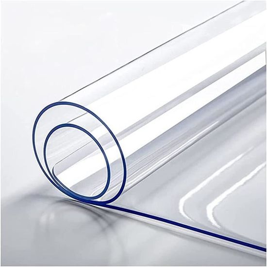 Nappe Transparente Épaisse 1Mm,Nappe Écologique Pvc Protection Table ...