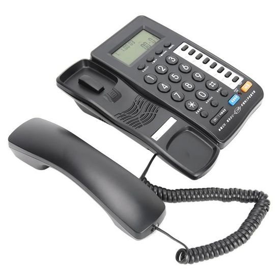 C199 Téléphone fixe Maison Téléphone fixe filaire Bureau d'affaires ...