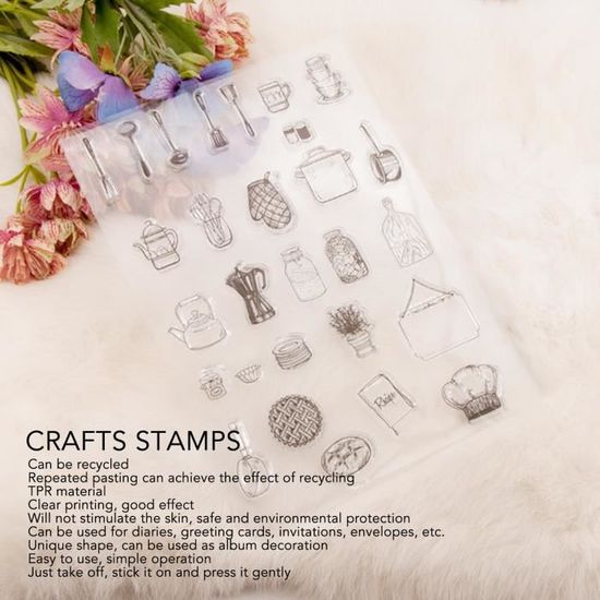 LAM - Tampon en caoutchouc Tampon transparent Tampon pour Scrapbooking ...