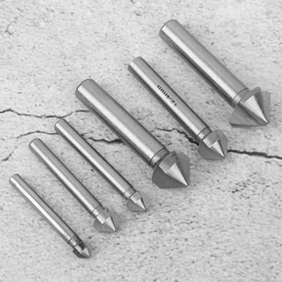 RHO-Coupe-chanfrein Jeu de Forets à Fraiser Outil de Chanfreinage en ...