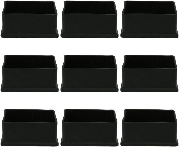 Lot de 12 embouts en PVC pour pieds de meubles - 30 x 40 mm ...
