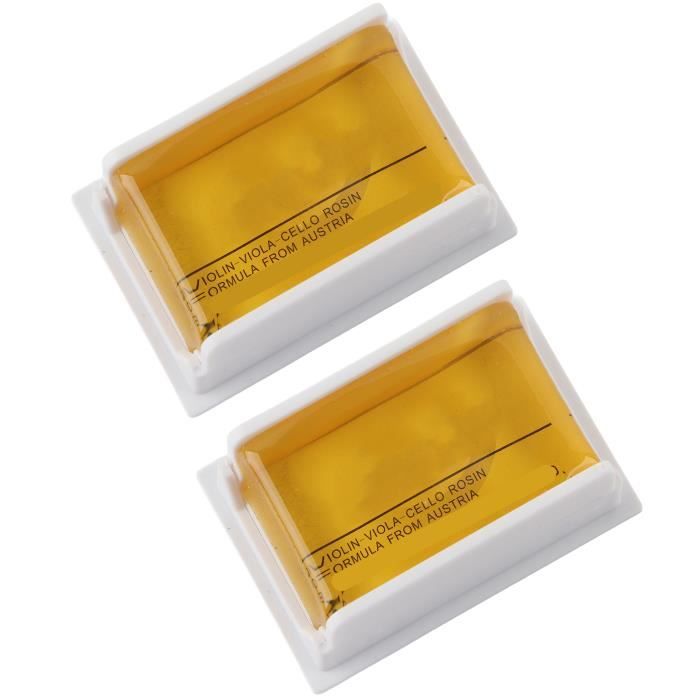 Akozon Colophane de violon 2 pièces violon colophane arc instrument à ...