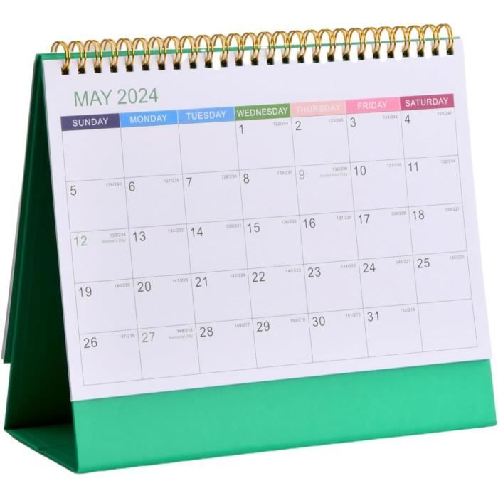 Calendrier De Bureau 2024 Anglais - CALENDRIER* - Liste De Tâches ...