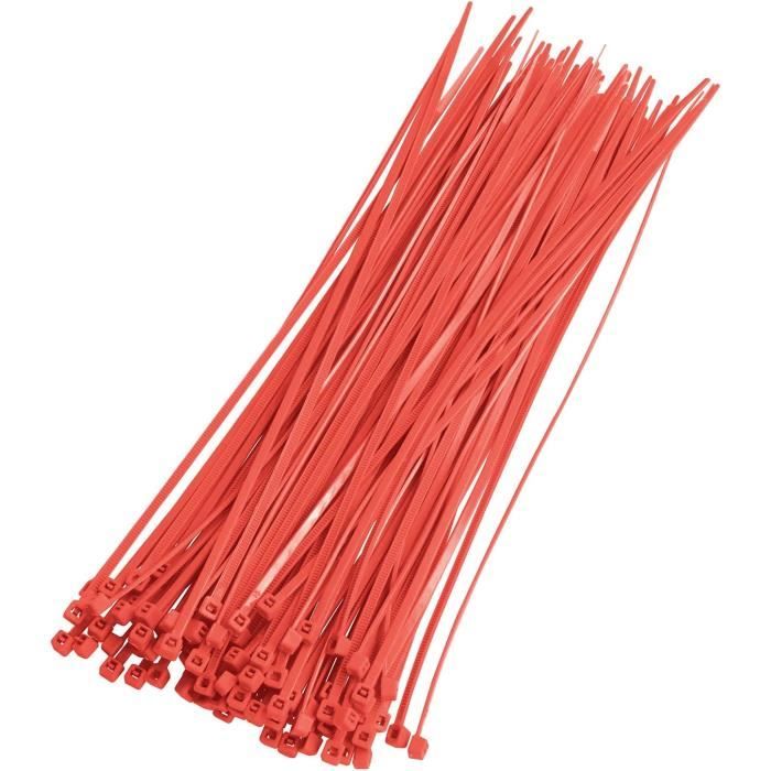 Collier de serrage plastique,serre cable plastique aus 2,5 x 200 mm 8 ...