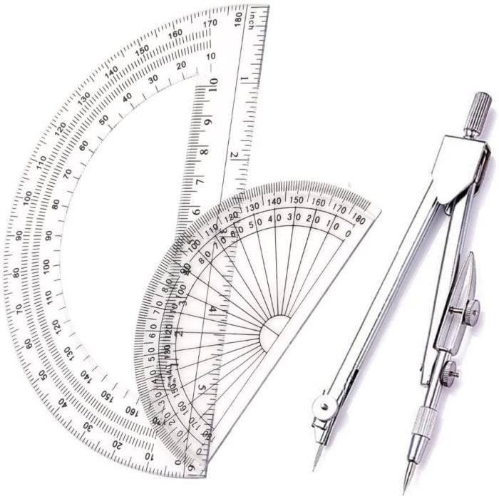 Outils de Dessin Géométrie Professionnelle Compass Student School ...