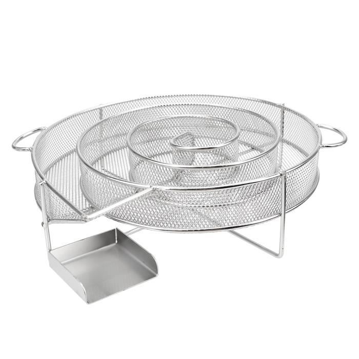 Taille Barbecue Grill Boîte à fumer pour Barbecue en acier, Grill, puce ...