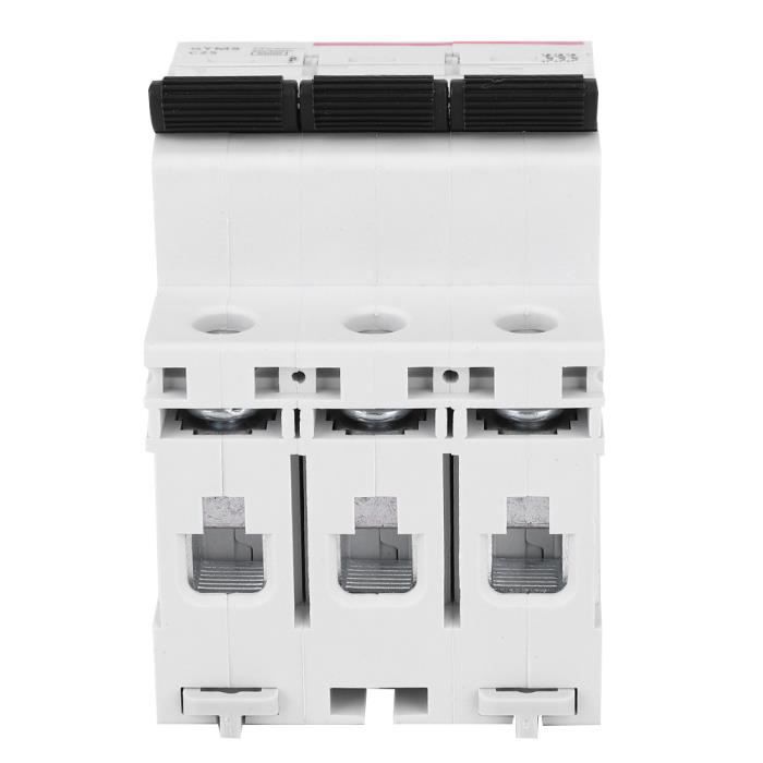 Cikonielf Disjoncteur 3P Disjoncteur miniature GYM9-C65 Disjoncteur de haute qualité 3 pôles ...
