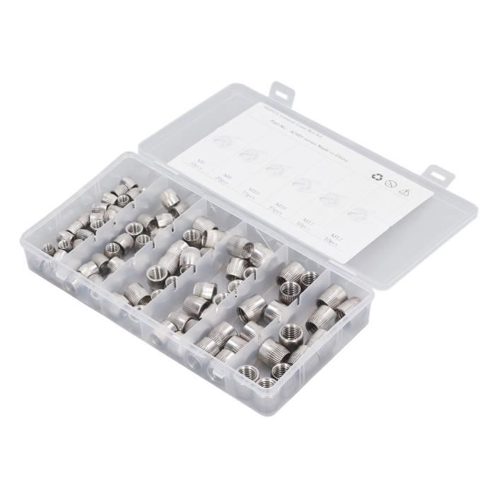 Duokon Écrou conique d'implosion moleté 100 pièces écrou conique en ...