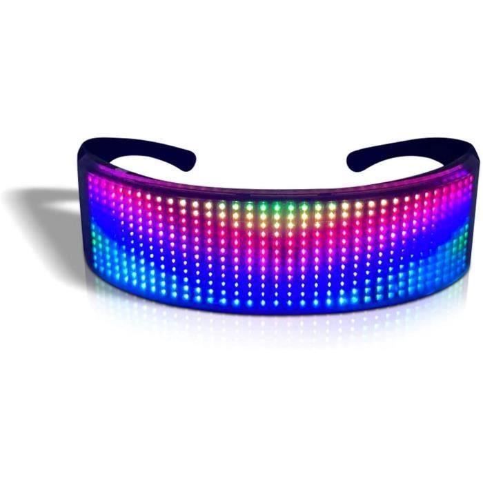 Lunettes LED - HAOPYOU - Lunette Lumineuse Personnalisable ...