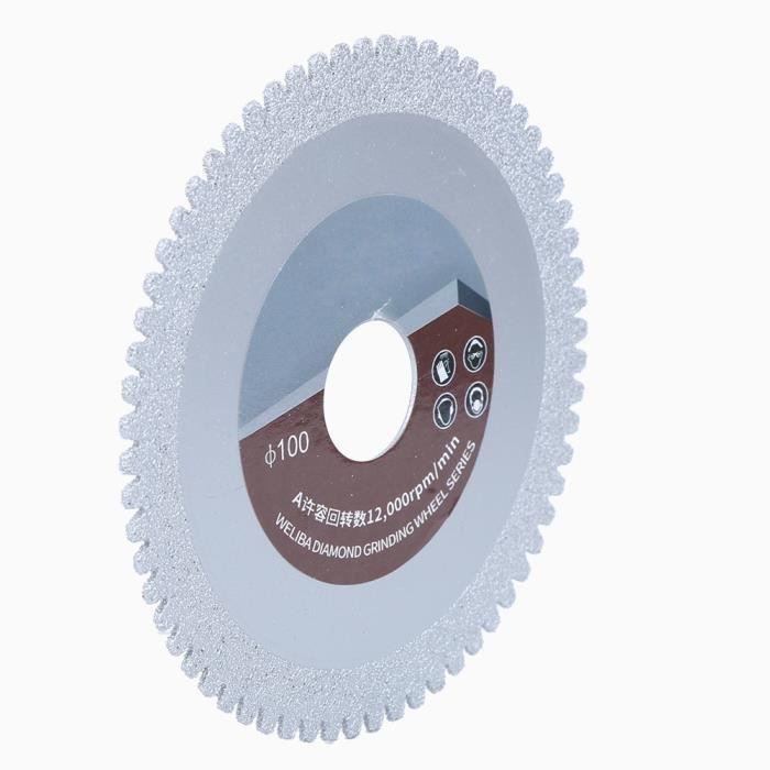 Lame de scie diamantée - HURRISE - 100 mm - Coupe marbre et granit ...