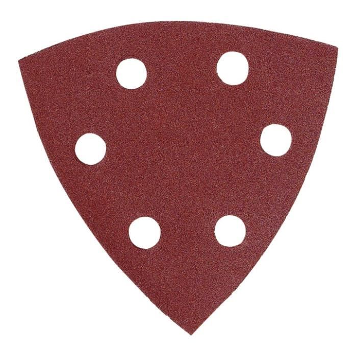 Papier abrasif - MAKITA - Delta Velcro K180 - 10 pièces - Granulométrie ...