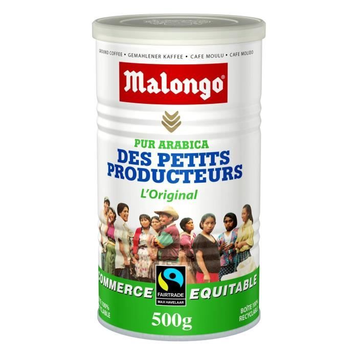 LOT DE 3 - MALONGO - L'Original Petits Producteurs Café Moulu - Boite ...