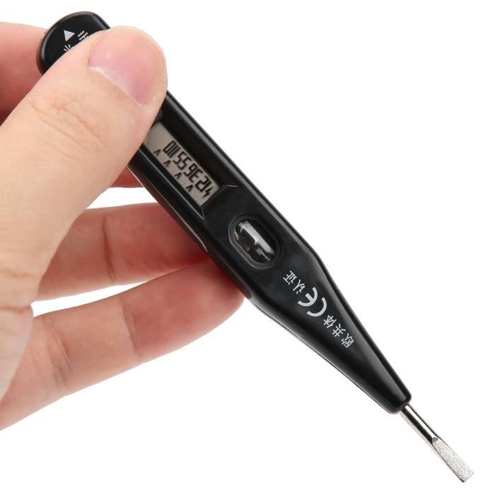 Qiilu stylo de test de tension Crayon de test de tension Type inductif ...