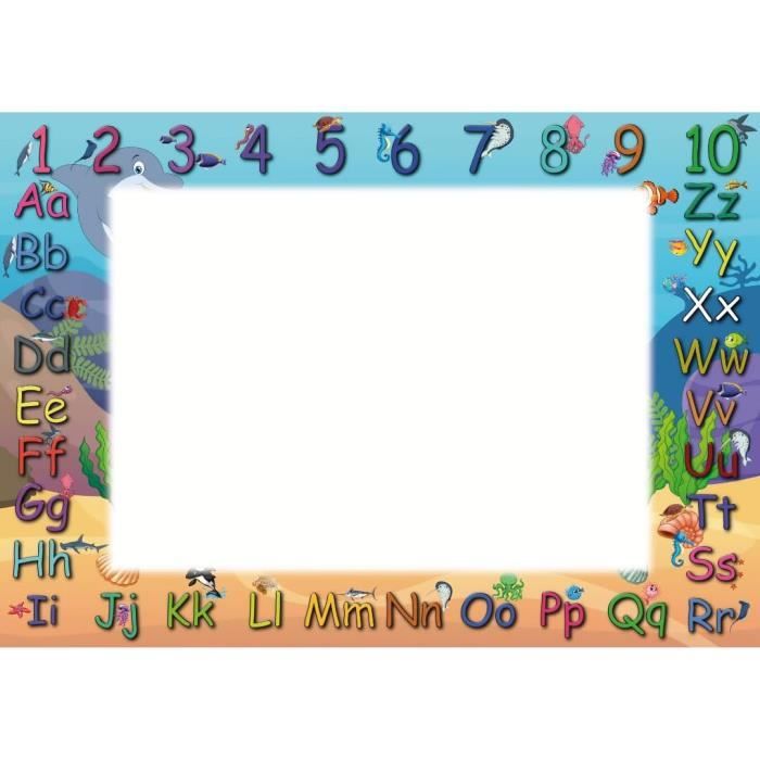 Abc Sous-Main Pour Enfants, Format A2, Design Passionnant Monde Sous ...