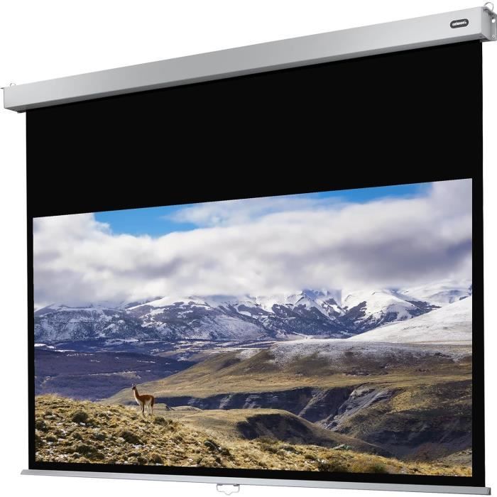 Écran De Projection Manuel 4K Et Fullhd Avec Retour Lent De La Toile ...