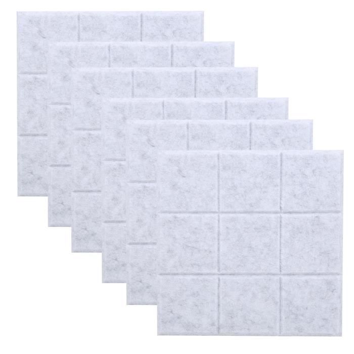 TMISHION Panneau absorbant acoustique 6pcs Feutre d'Absorption ...