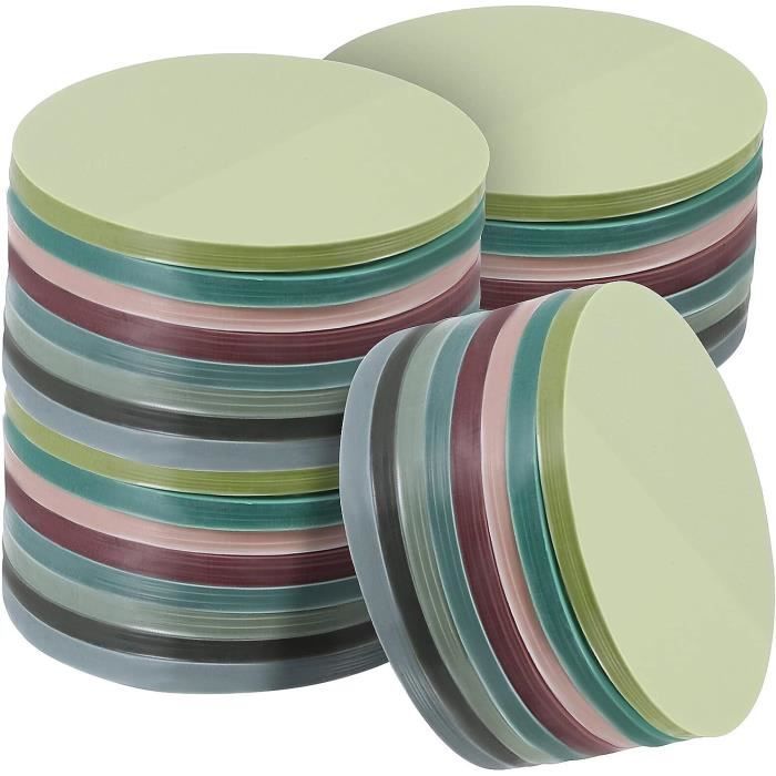 Notes Autocollantes , 1200 Feuilles De Notes Autocollantes Rondes ...