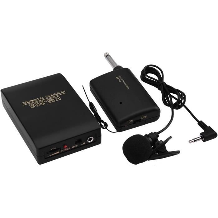 Mini Micro Cravate Sans Fil, Kit De Micro Cravate À Clipser, Émetteur ...