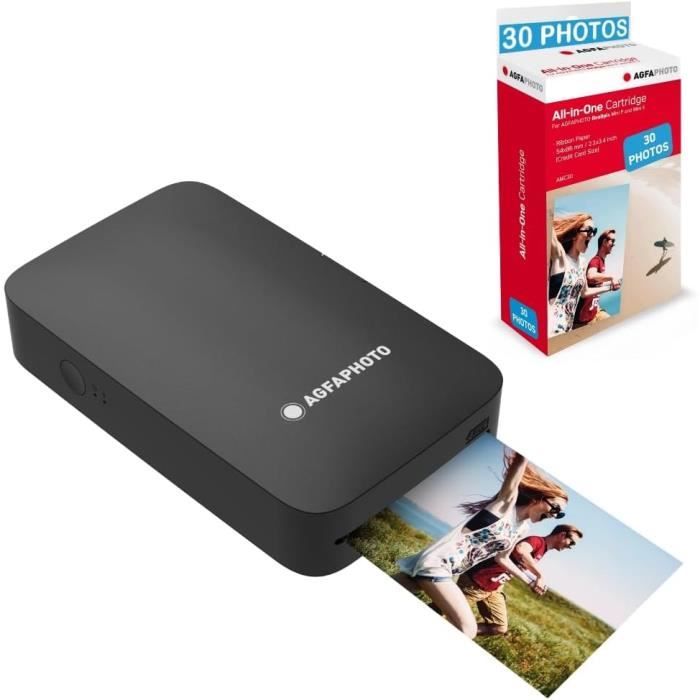 Pack Imprimante Realipix Mini P + Cartouches Et Papiers Amc Pour 30 ...