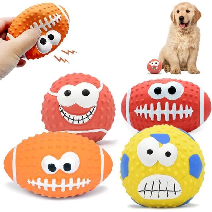 Jouet Balle Pour Chien,Latex Chiot Chien Jouet Balle Sports Balls Ensembles Fetch,Jouet À Balle ...