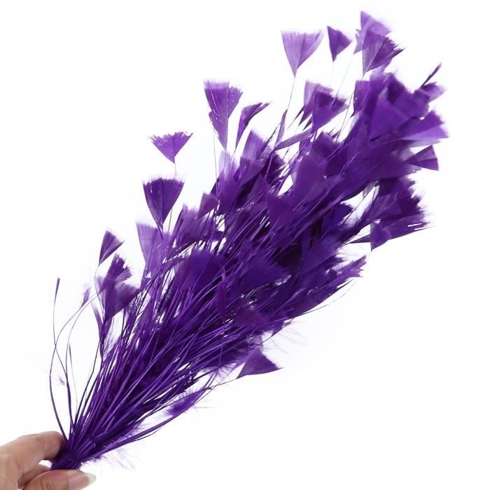 PLUME DE DECORATION,Purple--Plumes de dinde de haute qualité, 25 30 CM ...