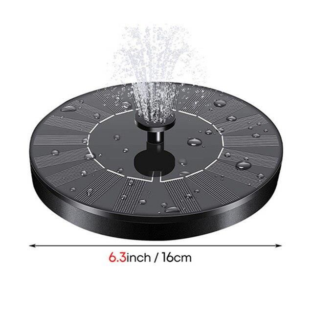 FONTAINE DE JARDIN,16cm--Mini fontaine solaire flottante pour jardin ...
