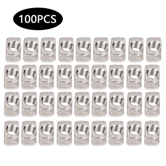 Crou coulissant en T crou en T fileté, écrou en T en Acier au Carbone, pour Découpeurs Laser CNC ...