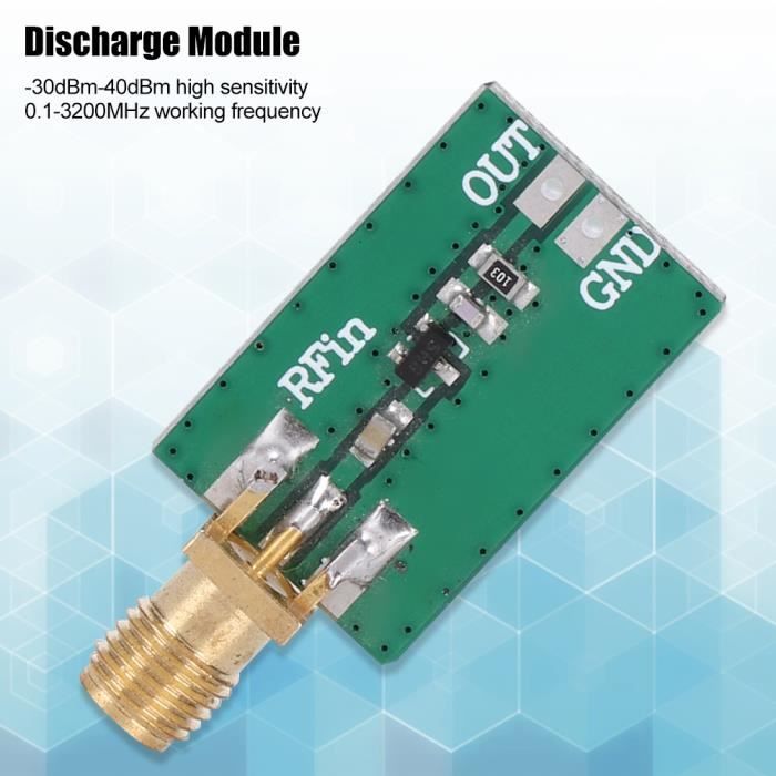 Module Détecteur Rf Zjchao 0 1 à 3200mhz Haute Sensibilité Carte De Détection De