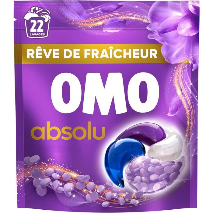 Lessive Capsules Absolu Rêve de Fraîcheur aux perles booster de parfum ...