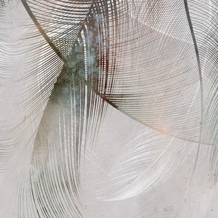 Papier Peint Intissé Plume 200X140 Cm - Panoramique Image Xxl Maison ...